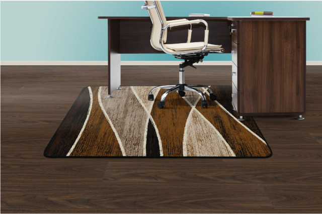 Flagship Carpets SM224-22A 4'x6' Waterford Chocolate Classroom or ...