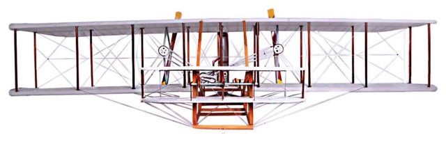 c1903 Wright Brothers Flyer Model Sculpture - Contemporary - Decorative ...
