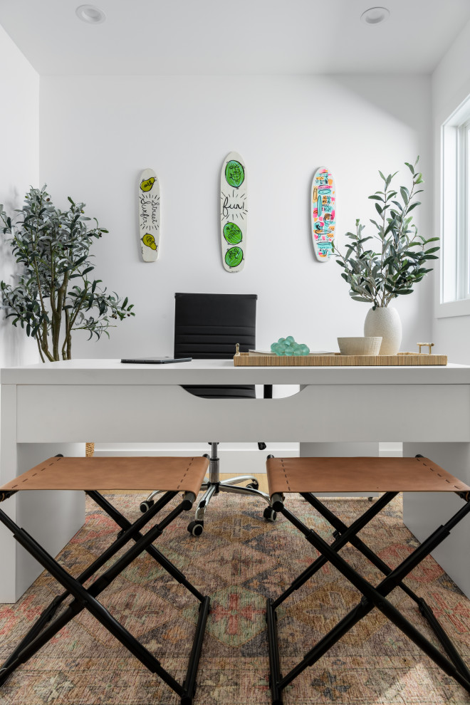 Bay Ave Newport Beach Office Space - Beach Style - Home Office - Orange County - by Well Done ...