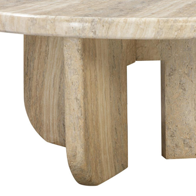 Patrizia Concrete Round Coffee Table - Transitional - Coffee Tables ...