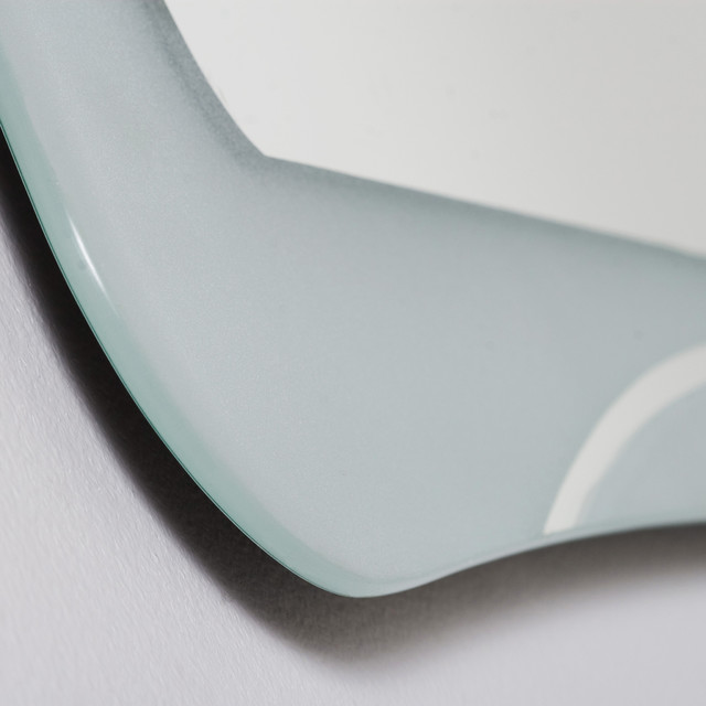Frameless Shapes Mirror, 31.5"H x 23.6"W - Contemporary - Bathroom ...