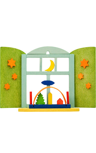 Graupner Ornament- Arch Ornament With Candles In Window - Contemporary ...