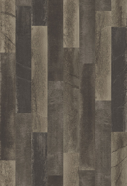 Wooden Floorboard Pattern Wallpaper, Sample - Contemporary - Wallpaper ...
