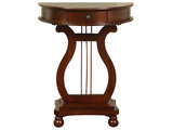 Half Moon Harp Table - Traditional - Side Tables And End Tables - by ...