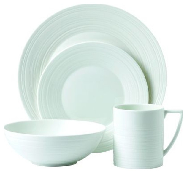 Wedgwood Jasper Conran Strata 16-Piece Set - Contemporary - Dinnerware ...