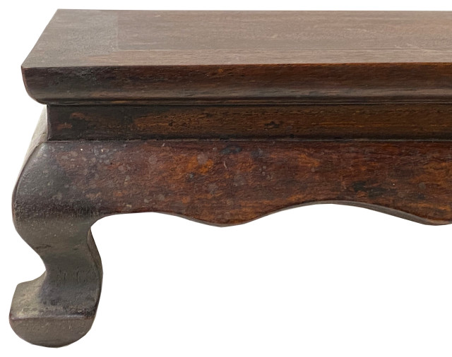 Chinese Brown Wood Rectangular Table Top Stand Display Easel Hws3025 ...