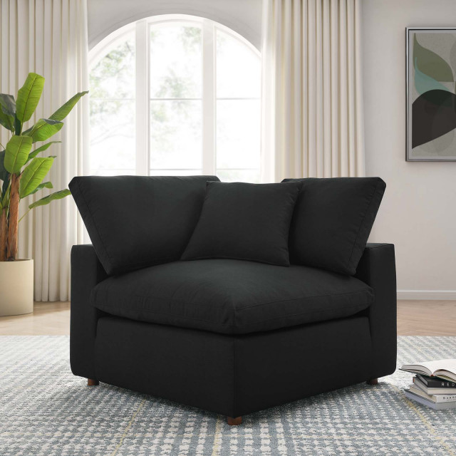 Commix Down Filled Overstuffed Corner Chair - Contemporary - Armchairs ...