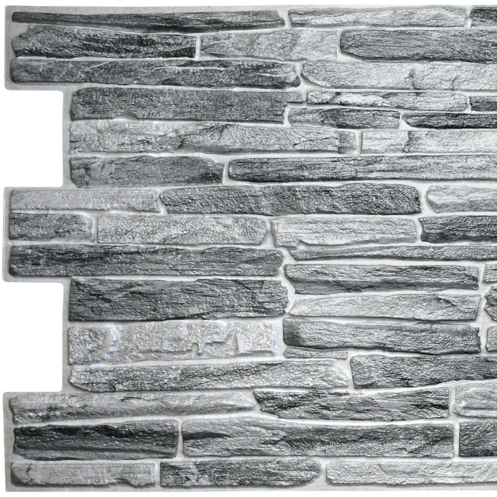Dark Grey Slate 3D Wall Panels - Contemporary - Wall Panels - by Dundee ...