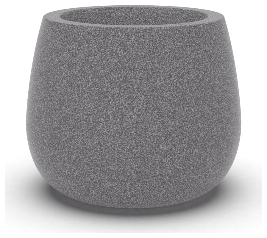 CLIMA Commercial Grade Belly Planter, 18" Height - Transitional ...