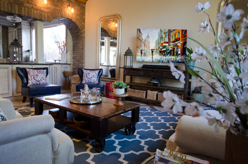 Before & After Photos Chandler, AZ Living Room Redesign - Eclectic ...