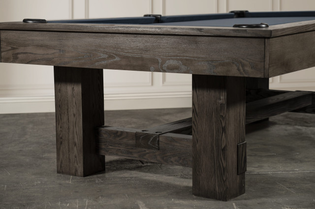 Rocky 8' Slate Pool Table w/Premium Accessories - Transitional - Game ...