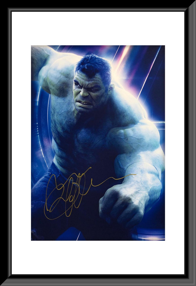 Avengers: Infinity War Mark Ruffalo signed movie photo, 11x14 inches ...