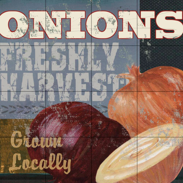 Tile Mural Kitchen Backsplash Farm Fresh III by Fiona Stokes-Gilbert ...