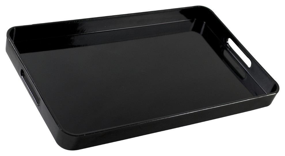 Lacquer Rectangular Serving Tray - Contemporary - Serving Trays - by 10 ...