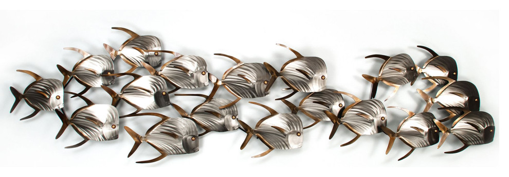 Lookdown Fish School Xlrg (304 stainless steel) - Beach Style - Metal ...
