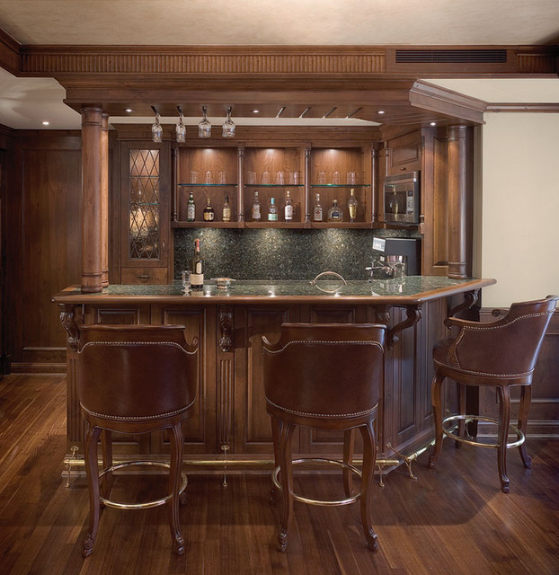 Shaugnessy Georgian - Traditional - Home Bar - vancouver - by Christine ...
