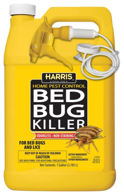 Harris HBB-128 Home Pest Control Bed Bug Insect Killer, 1 Gallon ...