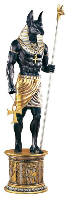 Design Toscano Egyptian Grand Ruler Anubis W/ Mount - Contemporary ...