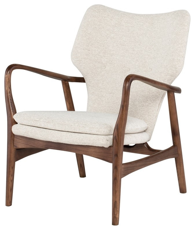 Chroma Occasional Chair shell boucle - Midcentury - Armchairs And Accent Chairs - by Virgil ...