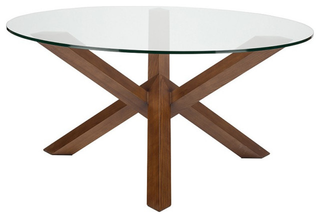 Monaco Dining Table walnut - Transitional - Dining Tables - by Virgil ...