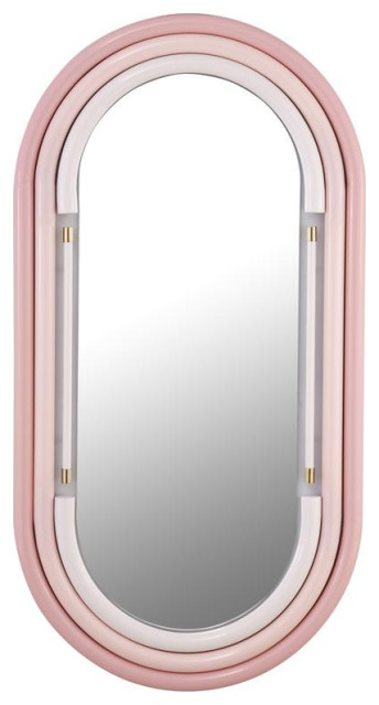 Neon Wall Mirror, Pink - Contemporary - Wall Mirrors - by Bison ...