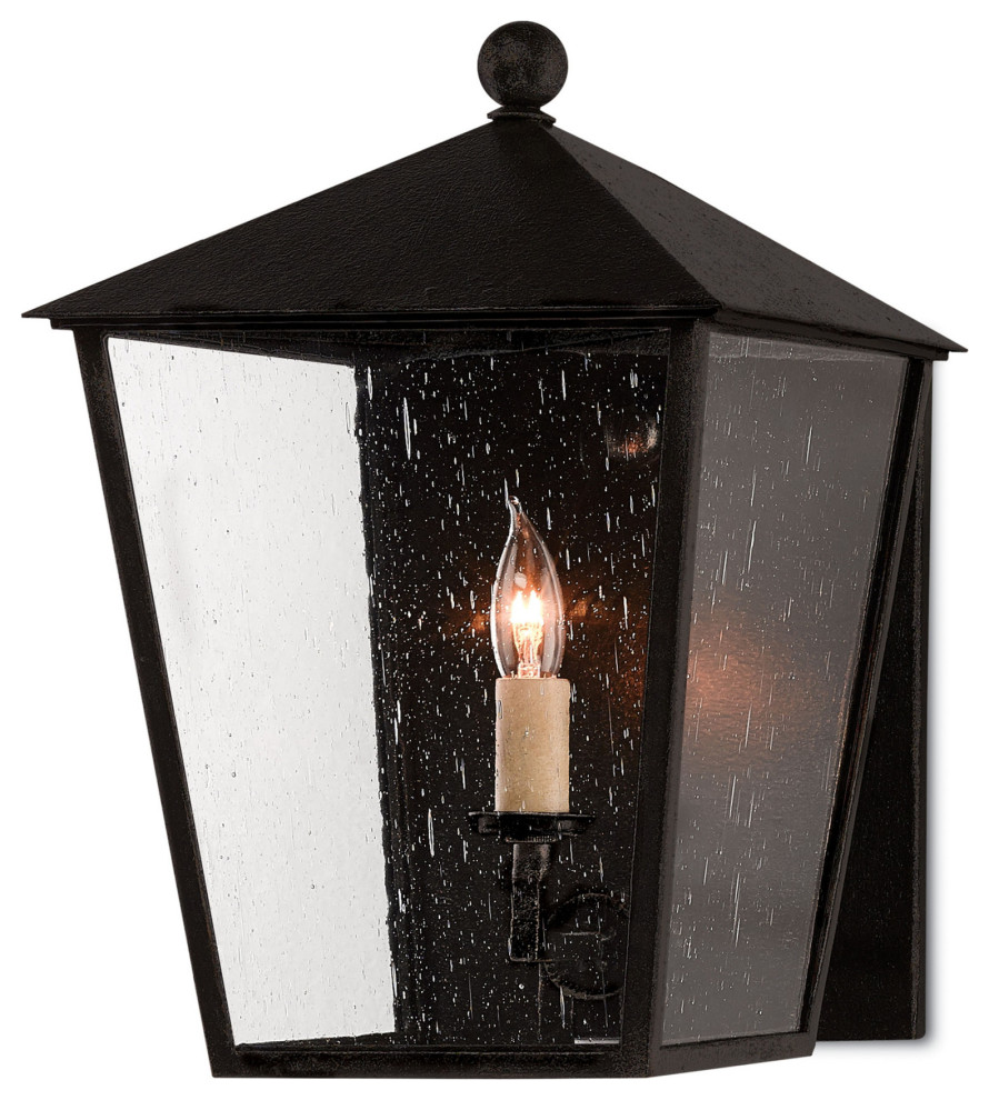 Bening Small Outdoor Wall Sconce - Transitional - Outdoor Wall Lights ...