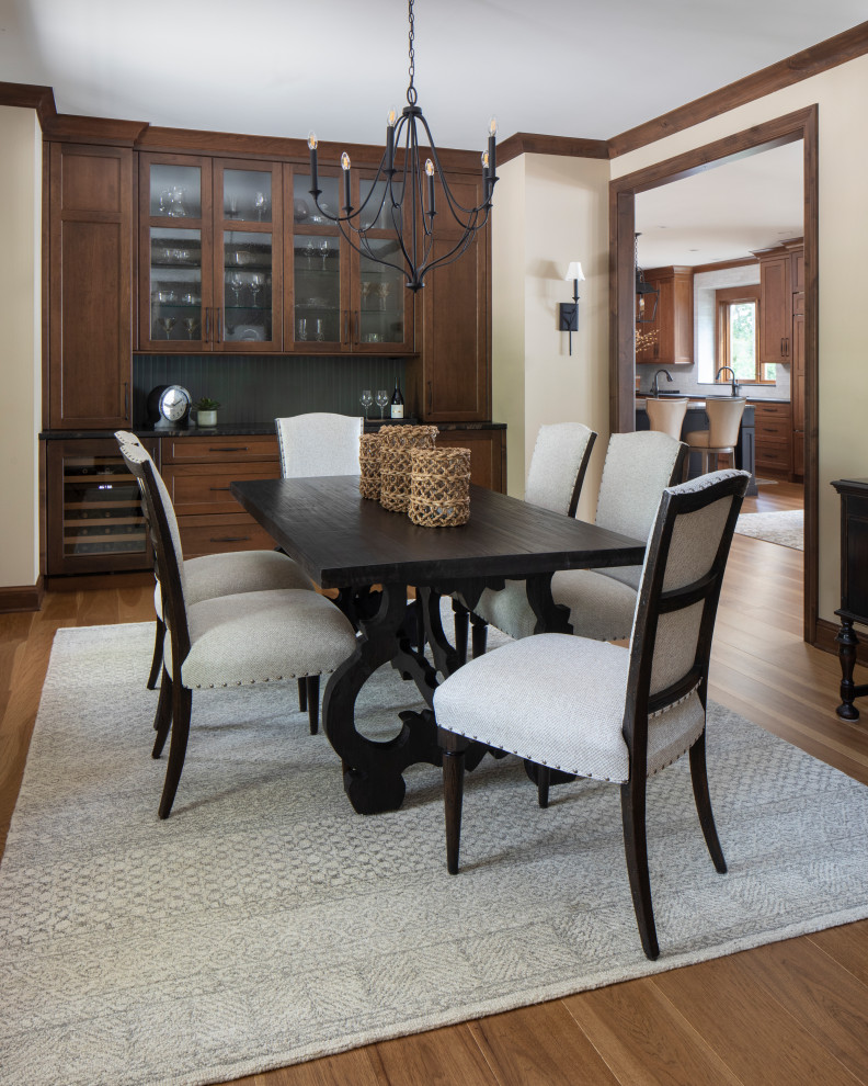 Lake Johanna - Rustic Total Home Remodel - Rustic - Dining Room ...