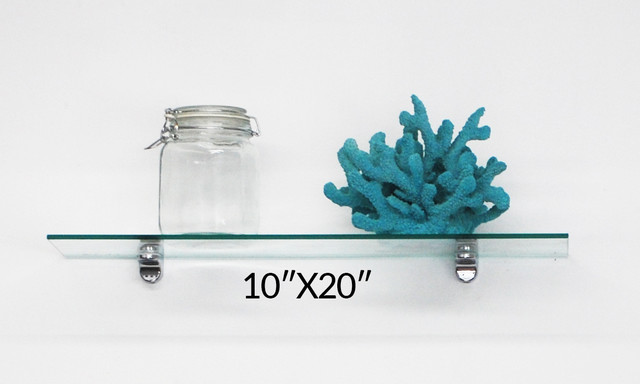 10" x 20" Rectangular Shelf, 1 shelf - Contemporary - Display And Wall ...