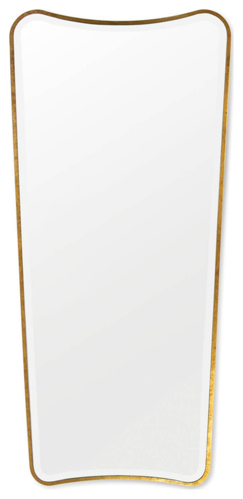 Sonnet Dressing Room Mirror, Gold Leaf - Contemporary - Wall Mirrors - by Regina Andrew | Houzz