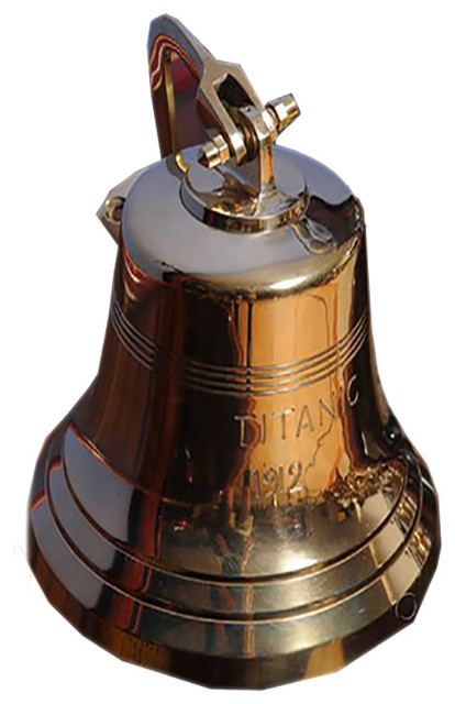 Old Modern Hnadicrafts ND047 Titanic Ship Bell, 6 Inches - Traditional ...