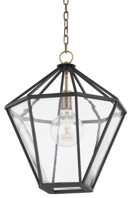 1 Light Large Lantern-21 Inches Tall and 17.75 Inches Wide - Chandelier ...