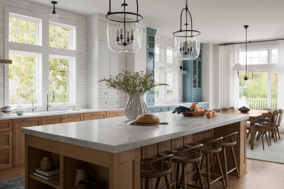 Lake Residence - Farmhouse - Kitchen - Milwaukee - by Highland Builders ...