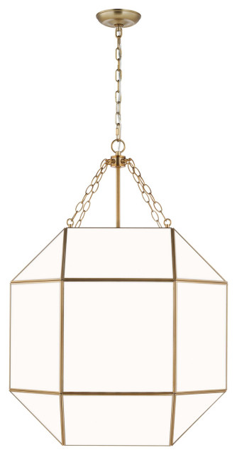 Morrison Large Four Light Lantern - Transitional - Pendant Lighting ...
