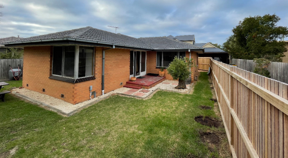 Facade ideas for 1970s ex commission brick house in Victoria