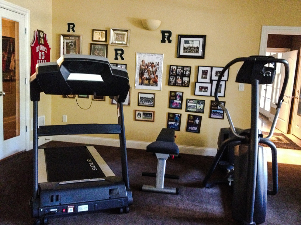 Atlanta Residence-Basement - Transitional - Home Gym - Atlanta - by ...