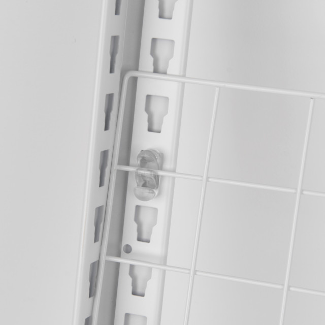 Kepsuul Clothing Rack + 1 Shelf + Mesh Board Customizable Modular ...