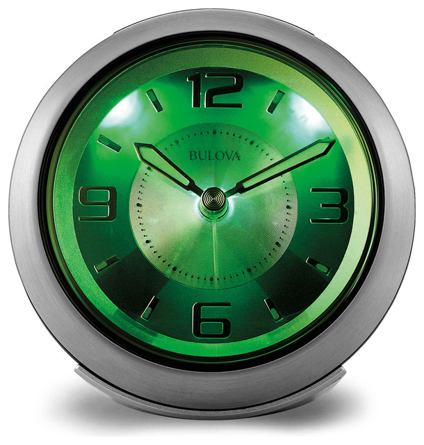 Lite Night Clock - Contemporary - Desk And Mantel Clocks - by Bulova ...