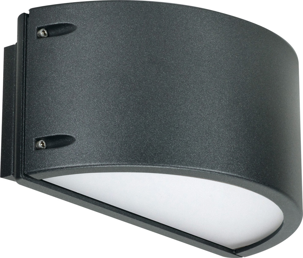 Nuvo Genova LED Wall Sconce Anthracite Light - Outdoor Wall Lights And Sconces - by Buildcom | Houzz