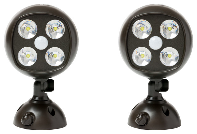 "Mighty Power Wireless Motion Sensor 4 Ultra Bright CREE LED Floodlight ...