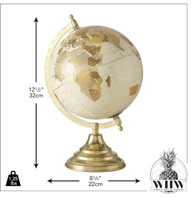 Explorers Desktop Globe - Traditional - World Globes - by Whole House ...