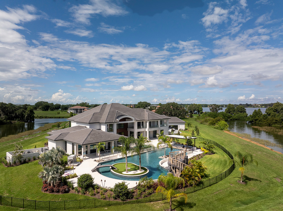 Modern Estate Home - Modern - Exterior - Tampa - by Debra Ackerbloom ...