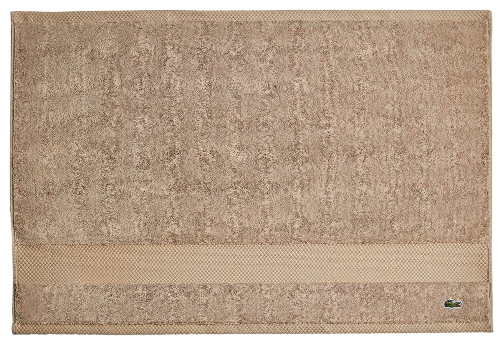 Lacoste Heritage Supima Cotton Solid Tub Mat, 21 x 21 - Transitional ...