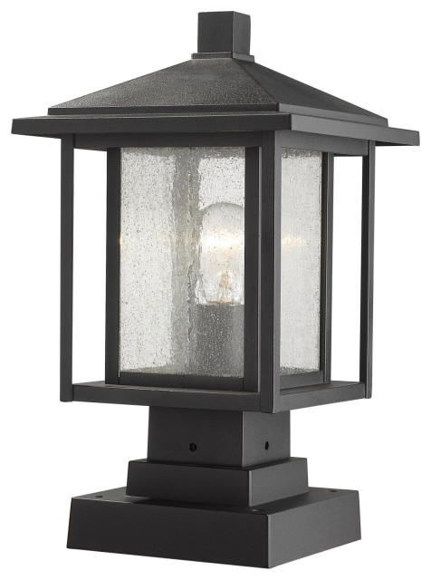 Bellevue ZPL27642 Cleombrotus 9" Tall Pier Mount Post Light ...