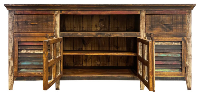 Cabana 80'' TV Stand - Farmhouse - Entertainment Centers And Tv Stands ...