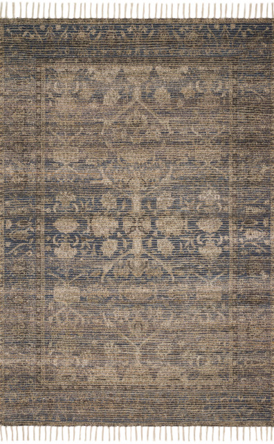 Loloi Cornelia Cor-02 Indigo/Natural By Justina Blakeney 5'0"x7'6" Rug ...