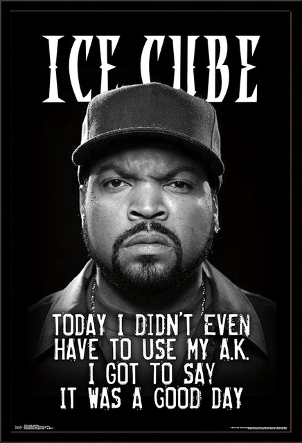 Ice Cube Good Day Poster, 24.25"x35.75" - Contemporary - Prints And ...