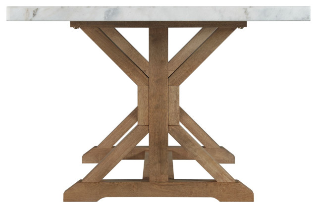 Picket House Liam Standard Height Rectangular Dining Table, White ...