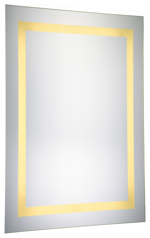 Elegant Decor Mre-6011 Nova Mirror, Glossy White, 20"x40" - Modern ...