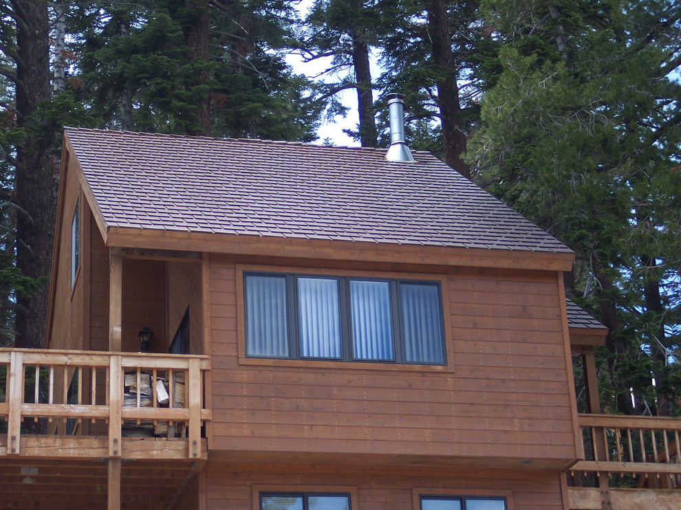 California home with Sierra Steeltiles Cor-ten (corten) weathering ...