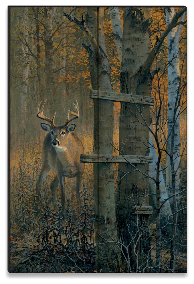 Wall Art, The Buck Stops Here, 8"x12" - Rustic - Prints And Posters ...